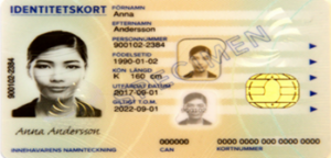 Swedish identity card – Ssana